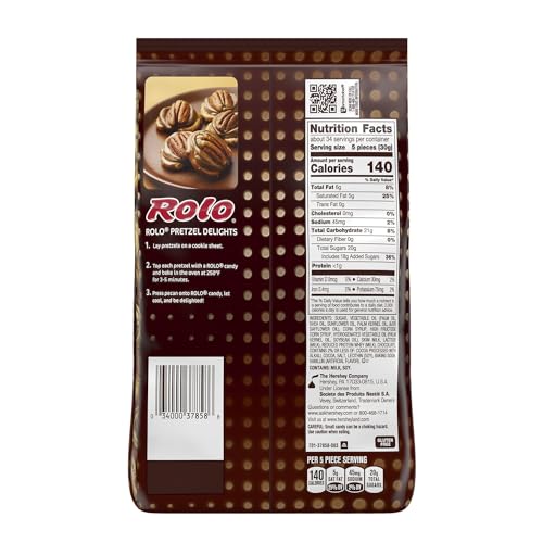 ROLO Rich Chocolate Caramel Candy Party Pack, 35.6 oz