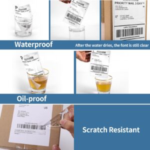 Memoking 4x6 Thermal Label Roll - Direct Thermal Shipping Labels Package Labels Compatible with Rollo Phomemo and All 4 * 6 Label Printers (Pack of 500 4''x 6'' Labels)