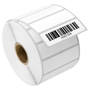 2.25 x 0.75 inch direct thermal label - compatible with rollo label printer & zebra desktop printers – 1 inch core, multipurpose upc barcode address labels, adhesive & perforated - 4 rolls, 1700/roll