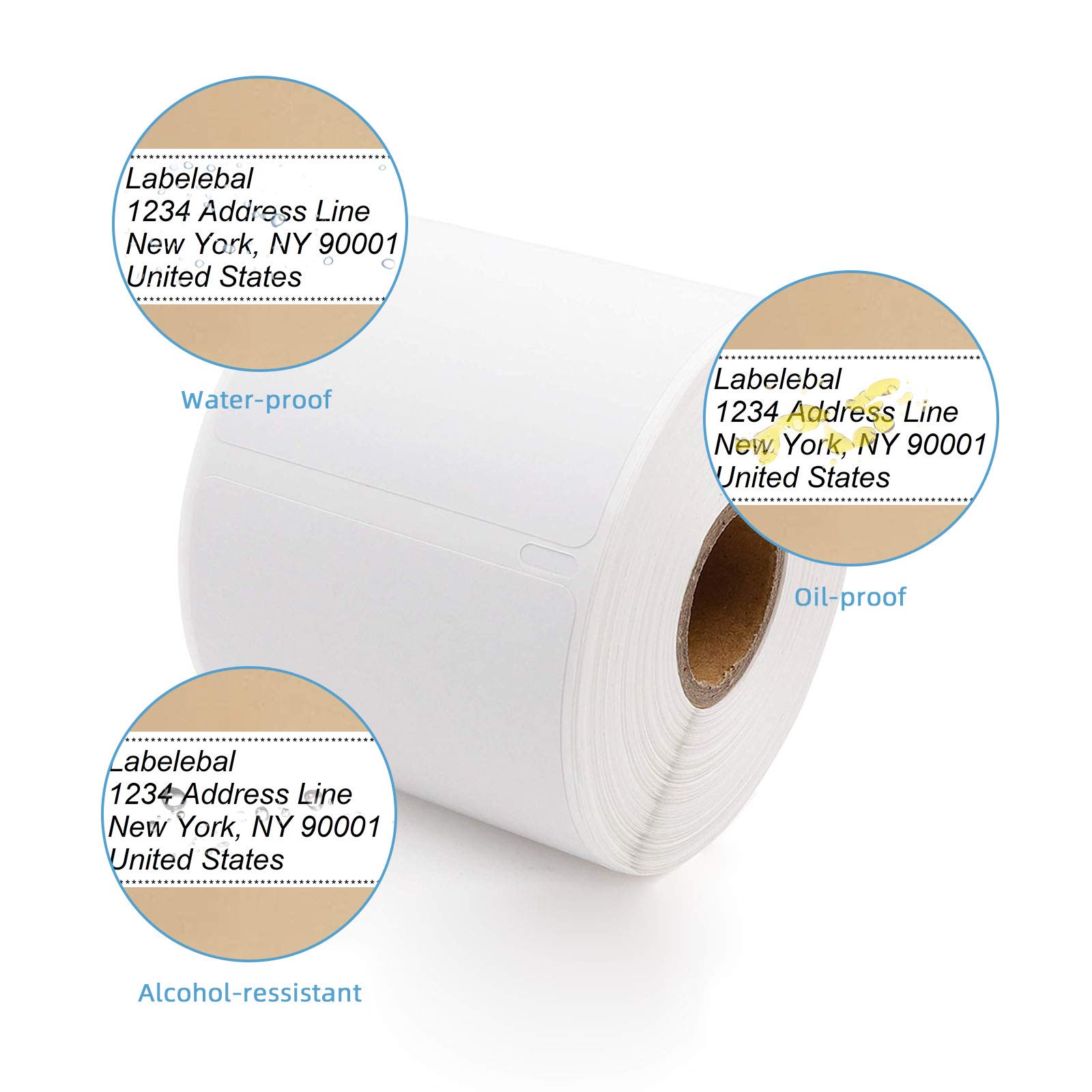 Labelebal 12 Rolls Compatible 2-5/16" x 4"(59 mm x 101 mm) Direct Thermal Labels Replacement for DYMO 30256 Postage Address Shipping Compatible for DYMO & Rollo & Zebra Printer (300 Labels/Roll)