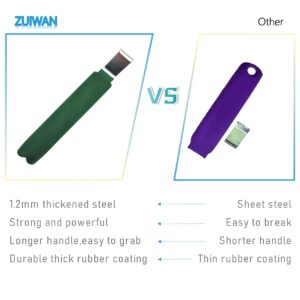 ZUIWAN 1Pcs Green 7 Inch Vinyl Siding Removal Tool - Hardened, Quenched, Frosted Non-Slip Grip Handle With Good Hand Feel,Mainly Used For House Vinyl Siding Installation And Removal