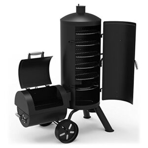 dyna-glo signature series dgss1382vcs-d heavy-duty vertical offset charcoal smoker & grill