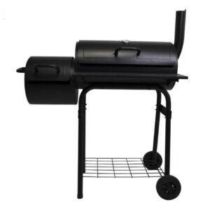 charcoal grills gas grill weber grill charcoal grill barbecue oven with side fire box and offset smoker, bbq outdoor picnic, camping, patio backyard cooking