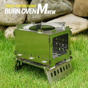 Multifunctional Charcoal Barbecue Grill Camping Grill Stove, Kettle Grill Stove Tabletop Smoker Grill Folding Charcoal Grill For Picnic, Camping, Hiking, Traveling, Outdoor Indoor(Style 3)