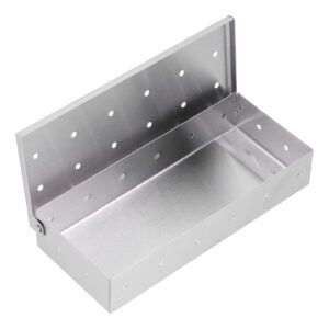 yitre barbecue grill box, for party for picnic for family wood chip smoker box stainless steel