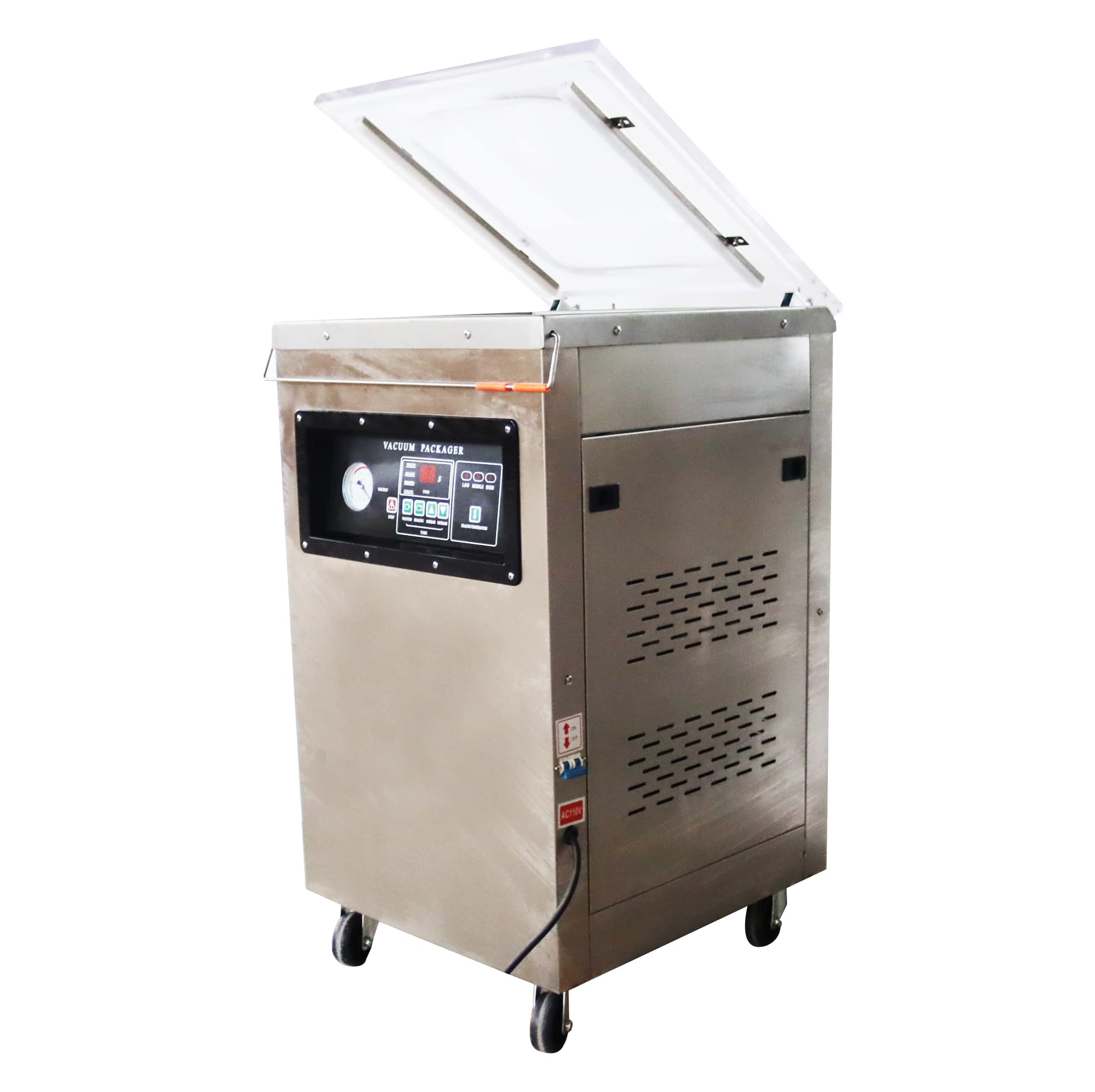 INTSUPERMAI Single Chamber Vacuum Packaging Machine DZ400 Vacuum Seal Machine Stainless Steel Vacuum Sealing Machine Packaging Sealer 110V