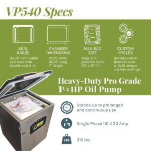 VacMaster VP540 Chamber Vacuum Sealer