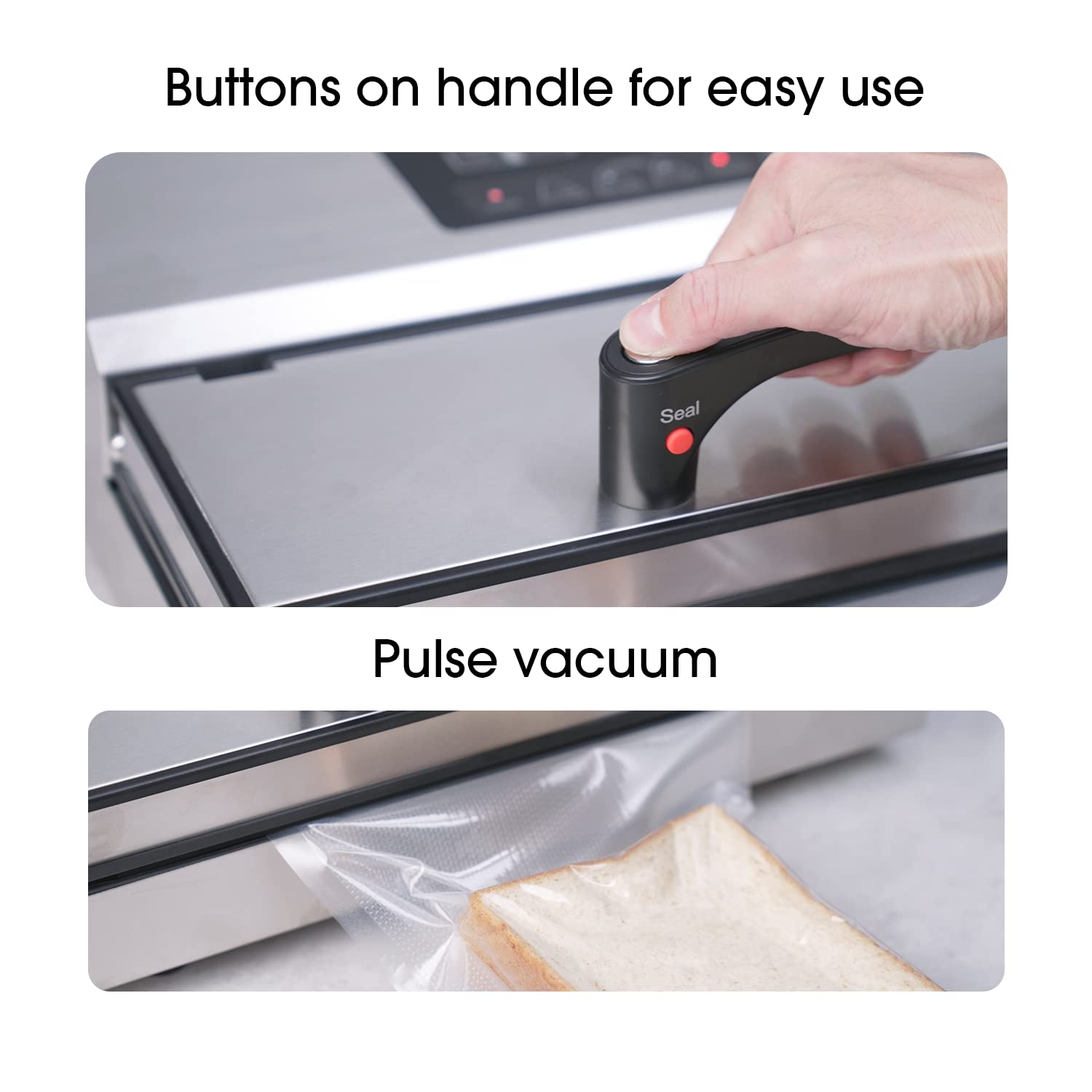 Vesta Precision Vac'n Seal Pro II Vacuum Sealer - Smart Seal Design, Full Speed Operation, Effortless Heavy Workload, Patented Cutter Box Bags, Designed and Serviced in USA