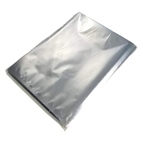 11”x14” SteelPak Textured/Embossed Mylar Vacuum Sealer Bags – One Gallon Size Hot Seal Commercial Grade Food Sealer Bags for Food Storage and Sous Vide (28, 50 or 500) (50)