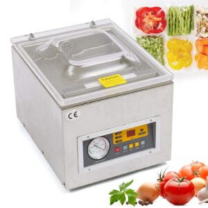 leweiiq dz-260c table top chamber vacuum sealer digital vacuum packing sealing machine