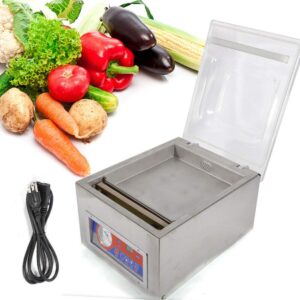 120w/800w commercial vacuum sealer system sealing machine fast 1~4pcs/min storage packing digital vacuum packing sealing machine kitchen food preservation storage food chamber packaging machine desktop (120w/dz-260c)