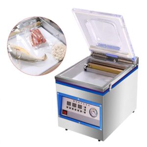 vacuum sealer machine, commercial desktop food chamber vacuum sealer system food saver sealing machine storage packer 110v 360w