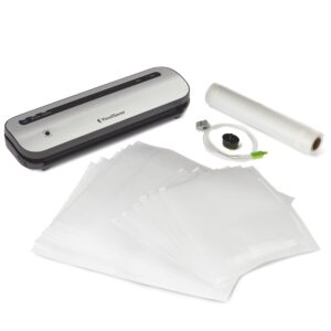 foodsaver space-saving vacuum sealer with bags and roll