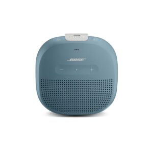 bose soundlink micro bluetooth speaker: small portable waterproof speaker with microphone, stone blue