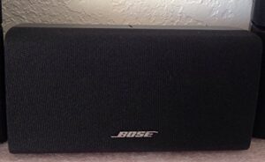 bose acoustimass horizontal cube center channel speaker - black