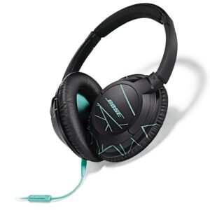 bose soundtrue headphones around-ear style, black/mint