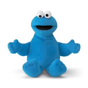 gund enesco sesame street 6" cookie monster beanbag plush