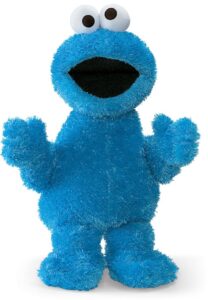 gund sesame street cookie monster stuffed animal, 21 inches