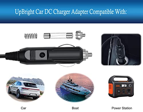 UpBright Car Adapter Power Cord Compatible with Cobra Laser Radar Detector 420-030-N-001 XRS 979 XRS 9965 9990 970 XRS 9500 9675 XRS 9955 VP ESR 700 ESD-9110 ESD-9100 ESD 9290 ESD-6100 ESR 800 ESR800