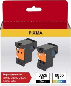 bh-20 ch-20 printhead replacement remanufactured for canon pixma g7020 g6020 g5020 g1220 g1230 g2260 g2270 g3260 g3262 g3270 g4270 megatank printer head refillable ink cartridges 8026 8035 set