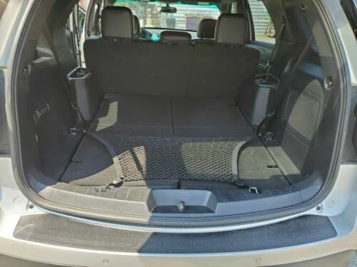 EACCESSORIES EA Rear Trunk Organizer Cargo Net for Mercury Mountaineer 2002-2010 – Floor Style Cargo Net for SUV - Premium Mesh Elastic Car Trunk Organizer – Compatible with Mercury Mountaineer