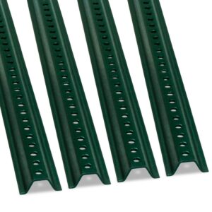 smartsign u-channel sign post, 8' tall, 1.12lb medium weight, green baked enamel steel post - pack of 4