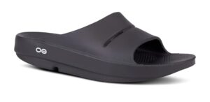 oofos - unisex ooahh sport - post run recovery slide sandal (classic black, us_footwear_size_system, adult, women, numeric, medium, numeric_11)