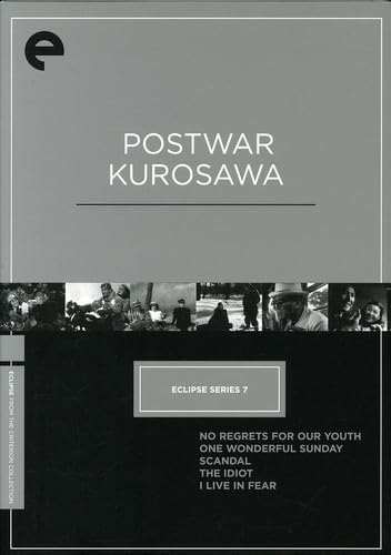 Eclipse Series 7: Postwar Kurosawa (No Regrets for Our Youth / One Wonderful Sunday / Scandal / The Idiot / I Live in Fear) (The Criterion Collection) [DVD]