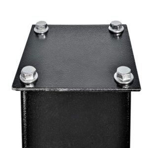 Mail Boss 7121, Black In-Ground Mounting Post, 43 x 4 x 4 inches, for Use with Mailbox