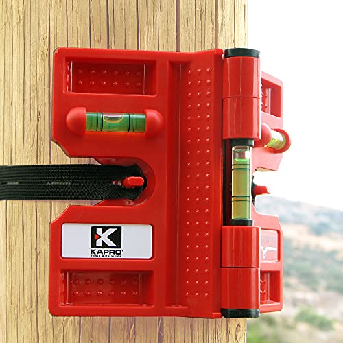 Kapro - 340 Postrite Post Level - Adjustable Folding Post Level - For Use on Posts and Pipes - Includes Strap and 3 Vials - Magnetic