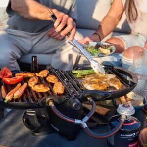 nomadiQ Portable Gas Grill + Griddle