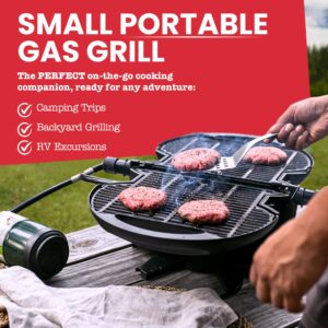 nomadiQ Portable Gas Grill + Griddle