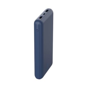 belkin boostcharge usb-c portable charger 20k power bank w/ 1 usb-c port and 2 usb-a ports with usb-c to usb-a cable for iphone 15, 15 plus, 15 pro, 15 pro max, samsung galaxy s24, & more - blue