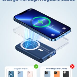 Yiisonger Portable Charger with Fast Wireless and Wired Charging, 10000mAh, 22.5W PD, LED Display, Fits iPhone 15/14/13/12 Pro Models