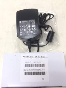 avaya j100 power adapter, 5v, us plug