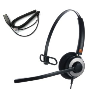 ipd iph-160 phone headset with noise cancelling microphone for office and call center-compatible with avaya 1608 1616 9601 9608 9611 9611g 9620 9621 9630 9631 9640 9641 9650 9670 j139 j159 j169 j179