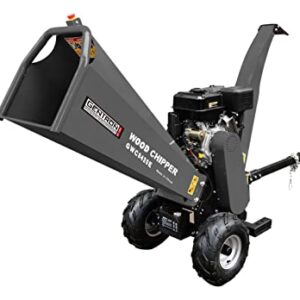 Gentron GWC8420E Wood Chippers, Shredders, & Mulchers, Black