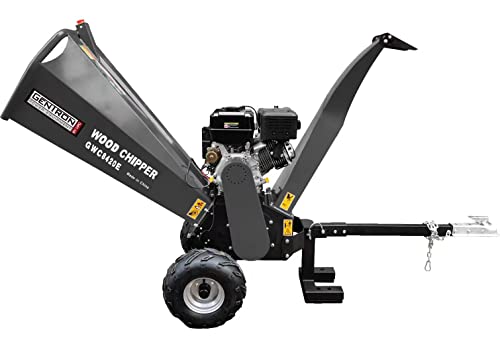 Gentron GWC8420E Wood Chippers, Shredders, & Mulchers, Black