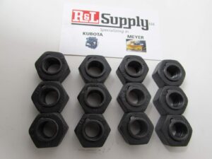 r&l supply (12) 1/2" bandit wood chipper blade lock nuts 900-4900-27