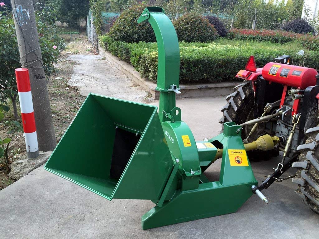 4"x10" PTO Tractor Wood Chipper Shredder 540-1000 RPM, BX42S