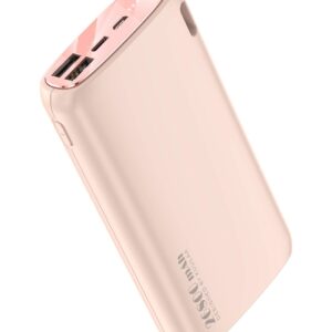 Kuulaa Portable Charger iPhone Power Bank 26800mAh Battery Pack Charger Portable Dual USB Output Portable Battery Charger Compatible with iPhone 15 14 13 12 11 Samsung S22 S21 Google iPad etc, Pink