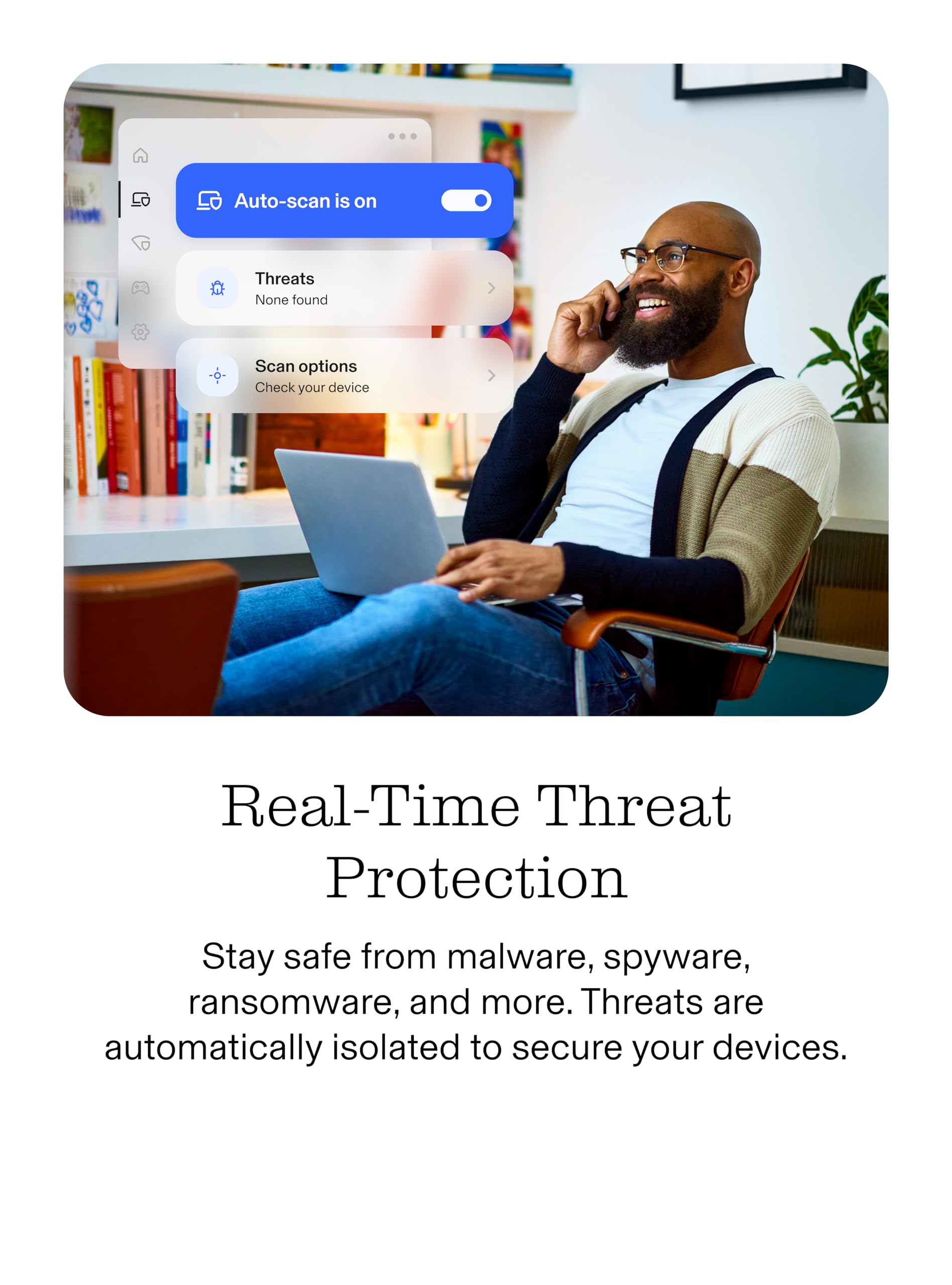 Aura Antivirus | Internet Security | 10 Devices | Includes VPN, Password Manager, Breach Alerts, Anti-Track, Dark Web Monitoring | Antivirus Plan, 1 Year Prepaid Subscription [PC/Mac Online Code]