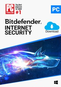 bitdefender internet security - 3 devices | 1 year subscription | pc activation code by email