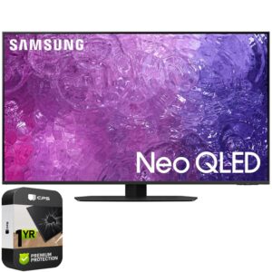 samsung qn85qn90ca 85 inch neo qled 4k smart tv (2023) bundle with 1 year cps enhanced protection plan