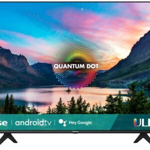 Hisense ULED 4K Premium 50U6G Quantum Dot QLED Series 50-Inch Android 4K Smart TV with Alexa Compatibility, 600-nit HDR10+, Dolby Vision & Atmos, Voice Remote (2021 Model)