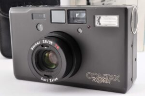 contax t3 black titan 35mm point & shoot film camera