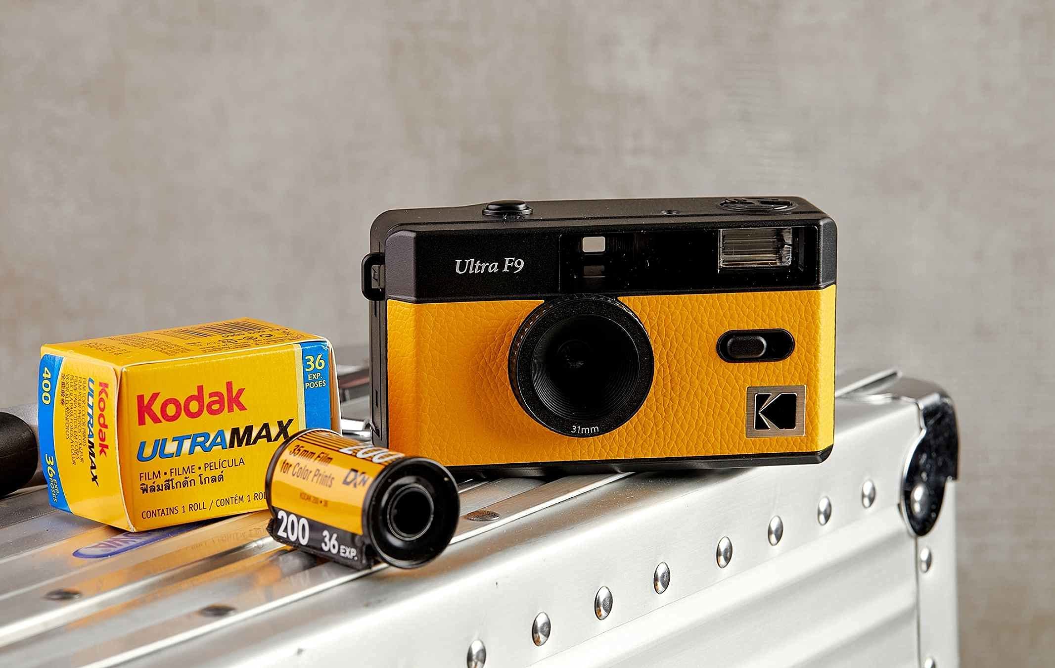 Kodak Ultra F9 Film Camera, 35mm, Black x Yellow