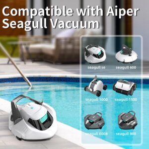 12.6V Charger for Aiper Seagull 600 800 800B SE 1000 1500 P1111 HJ1103J AIPURY1000 AIPURY 1000 Cordless Automatic Robotic Pool Vacuum Cleaner Power Cord AC/DC Adapter Supply