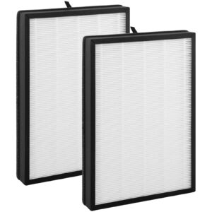 replacement filter compatible with famree fa500: h13 true hepa filter compatible with famree fa500 and aiper kj200 air purifiers with high efficiency activated carbon, 2 pack