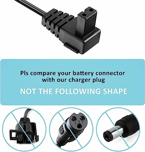 eeTao 12.6V 1A 2-Prong AC/DC Adapter Compatible with Aiper Smart AIPURY600 AIPURY 600 Automatic Robotic Pool Vacuum Cleaner 2600mAh Li-ion Battery Xinsu Global XSG1261000US 12.6VDC 1000mA Charger